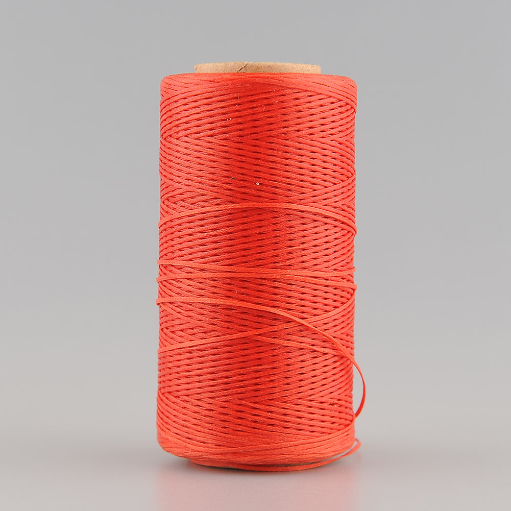260Meter 1mm Leather Flat Waxed Wax Thread Sewing for DIY Tool ...