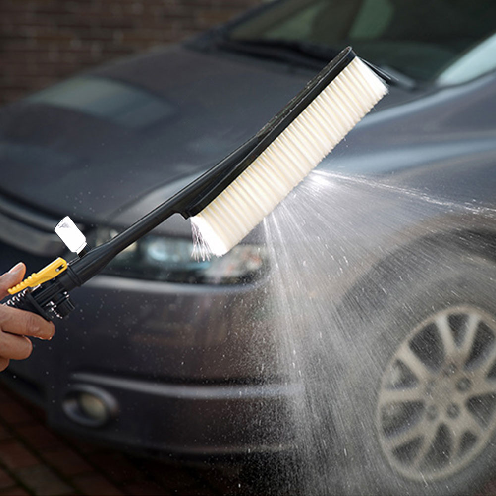 Car Wash Cleaning Brush Water Flow Foam Bottle Retractable Long Handle ...