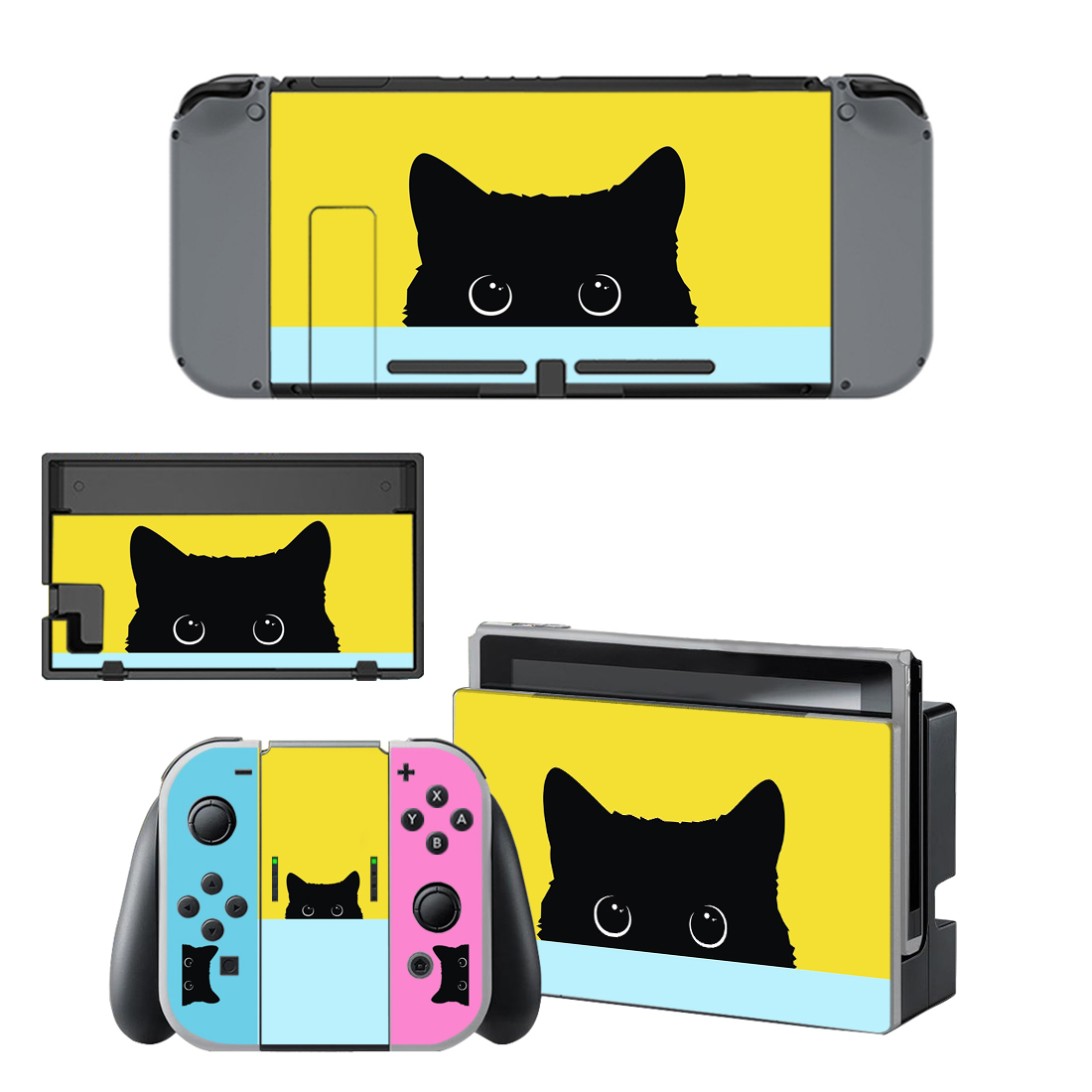 For Nintendo Switch Console Gamepad Skins Vinyl Decals Sticker Creative ...