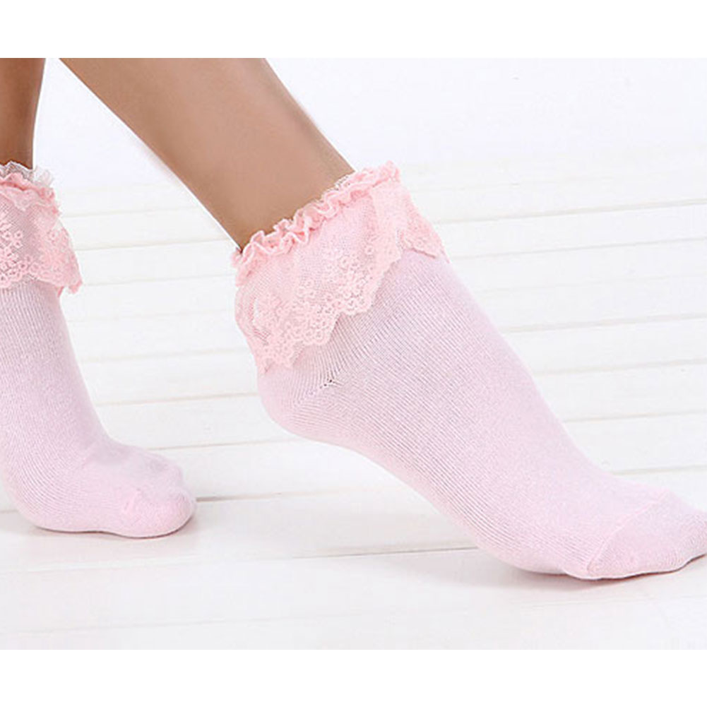 Hot Lovely Cute New Vintage Retro Lace Ruffle Frilly Ankle Socks 5 ...